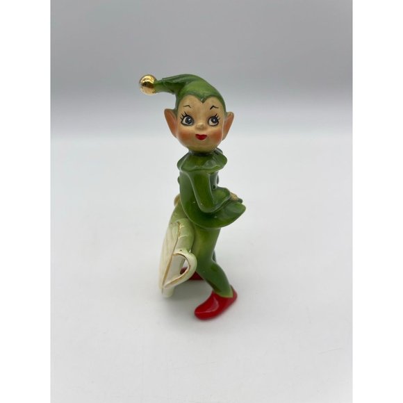 Unique Vintage | Holiday | Vintage Josef Ceramic Christmas Pixie Elf ...